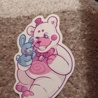 FNAF Fazbears Vinyl Stickers: Fredbear, Freddy Fazbear, Toy Freddy ...