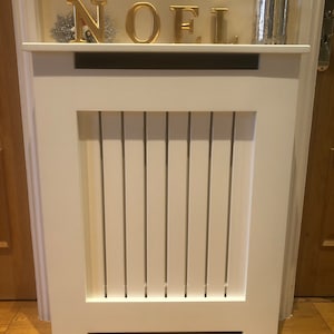 Bespoke Regency Grill Radiator Cover With Double Shelve Custom Made UK ...