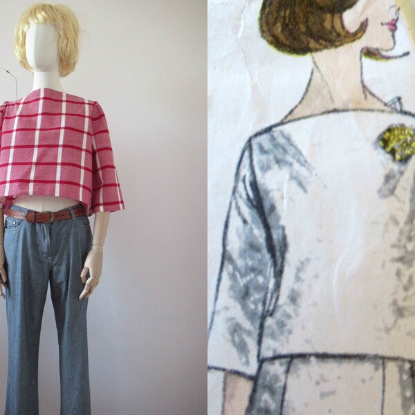 Simplicity 5500 00s Top With Halter Neck and Gathered Bust, Ruffled or ...