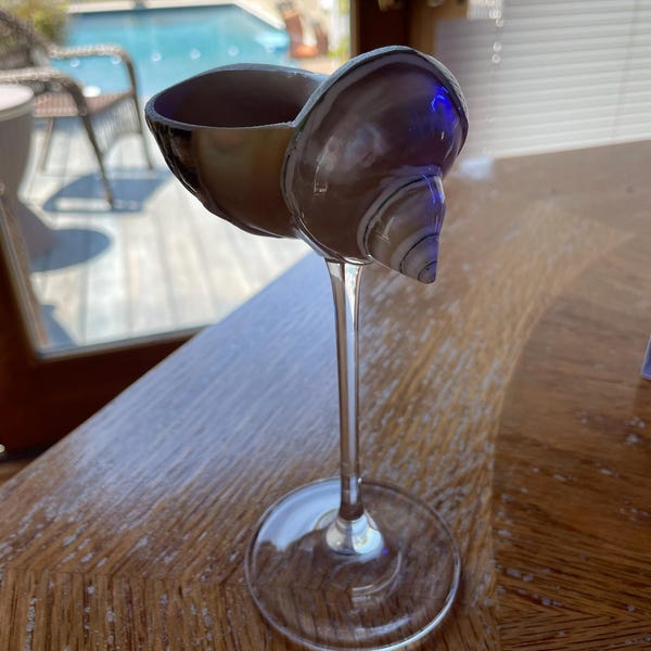 Natural Conch Shell Wine Glass,beach Wedding Bridesmaid Gifts,handmade ...