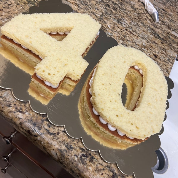 Letter Cake Templates, Stencils A to Z, Printable - Instant Digital ...