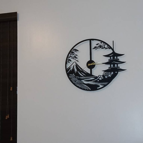 Metal Pine Tree Silhouette Wall Art, Handcrafted Forest Landscape Decor ...