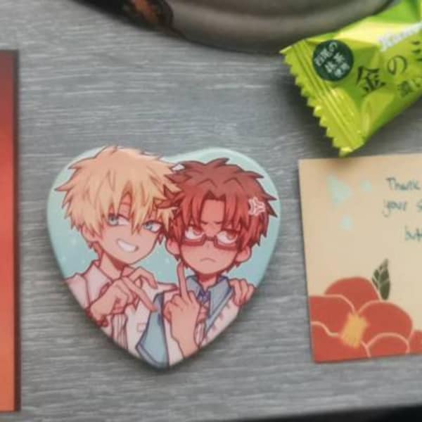TBHK 2" Heart Buttons - Etsy