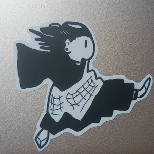 Holographic Gojo Cat Sticker Jujutsu Sorcerer Cute Cat Anime Sticker ...