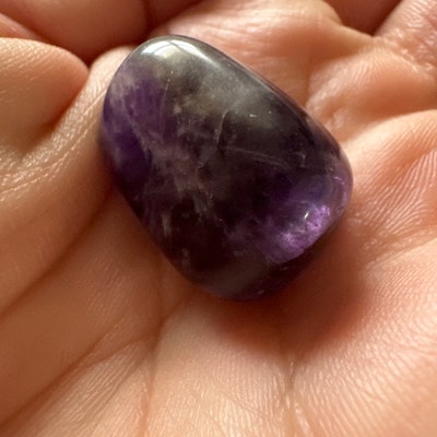 Dark Amethyst Crystal Dream Amethyst Stones Polished Dark Amethyst ...