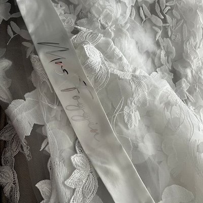 White Full Lace Embroidered Bride Robe SASHA, White Lace Bride Robe ...