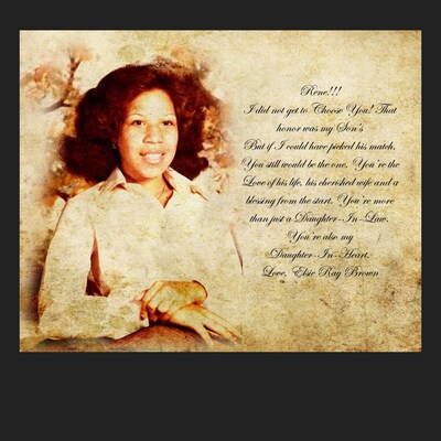 Custom 40th Wedding Anniversary/ Ruby Anniversary Portrait With a Poem ...