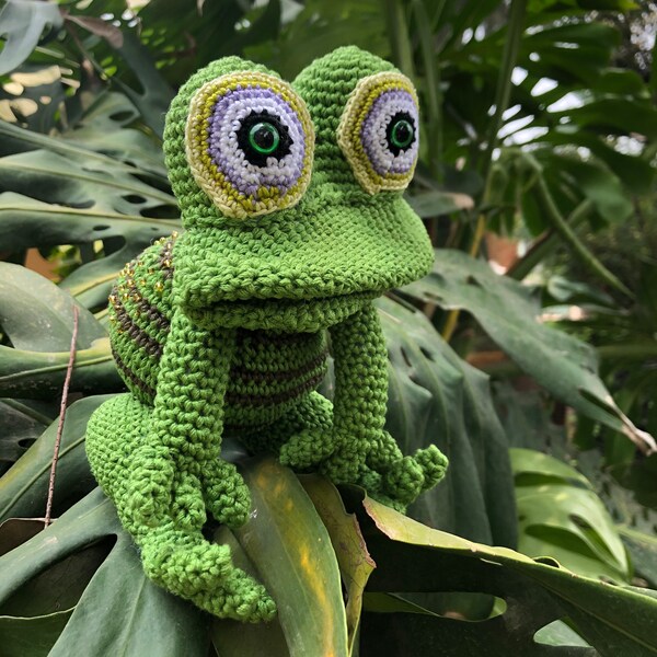 Crochet Frog Pattern, Frog Crochet Pattern, Amigurumi Pattern, Frog ...