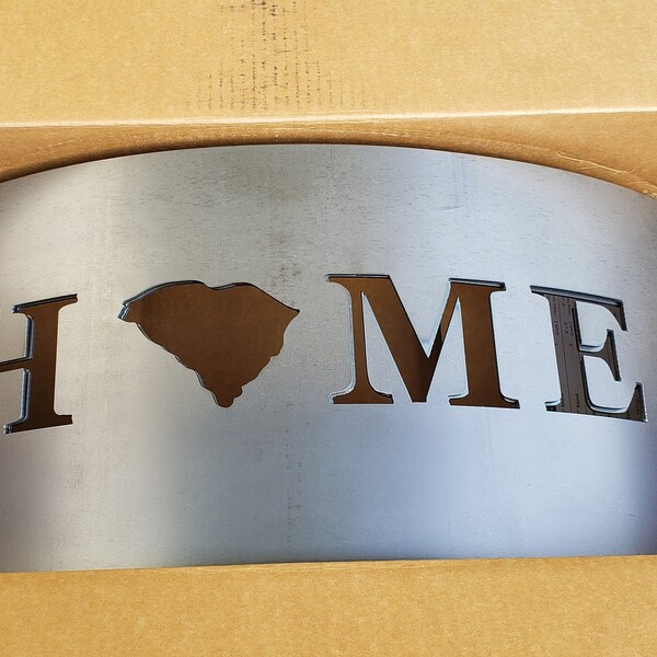 Choose Your State Shaped Heavy Duty Fire Ring, 12" Tall, Housewarming ...