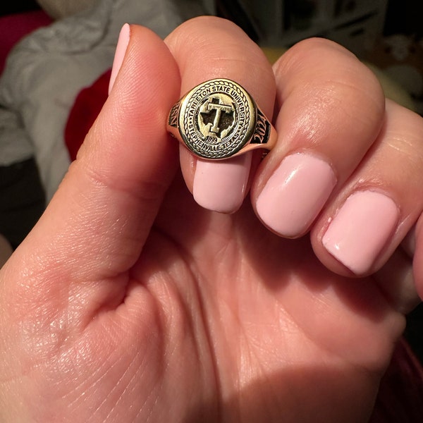 Custom College Class Ring,school Ring,signet Ring,graduation Ring ...