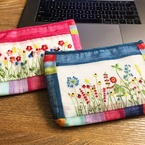 Korean Embroidered Drawstring Pouch | Korean Traditional Pouch | Korean ...