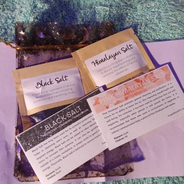 Fine Ground Black Witch Salt for Protection Banishing Hex Curse Removal ...