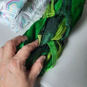 1 Oz Sari Silk Threads W/ribbon Pieces Free Shipping Journal - Etsy