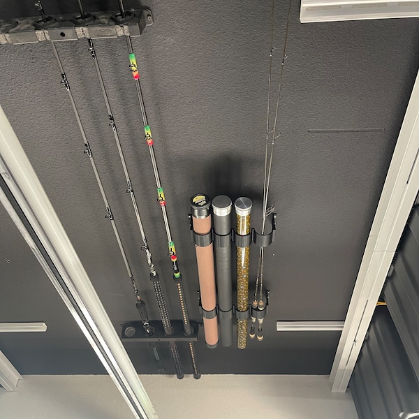 Fishing Rod Tube Holder Package | Modular Storage System, Wall Mount ...