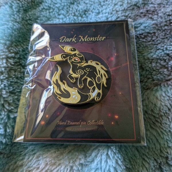 Dark Monster Hard Enamel Pin - Etsy
