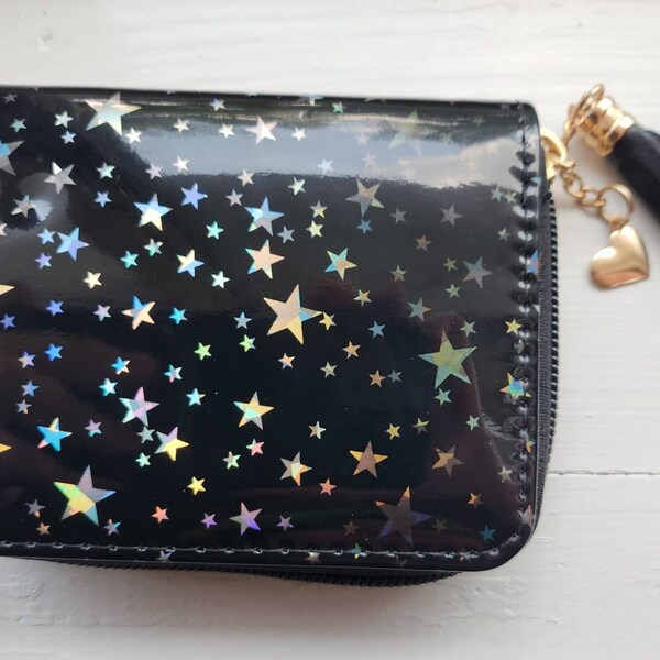 Star Zipper Cardholder Wallet Emo Goth - Etsy