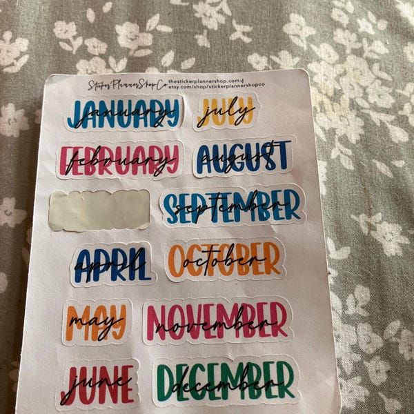 Date Dot Planner Stickers - Date Dots - Date Stickers - 198 Stickers - Etsy