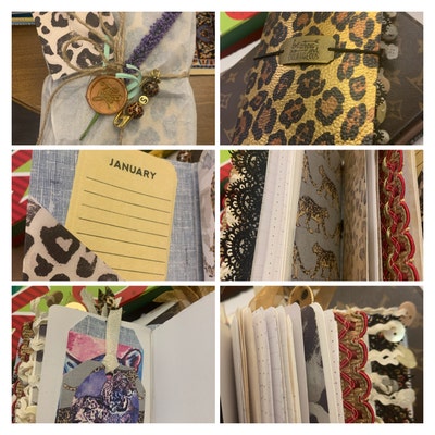 8 Journal Girl Vinyl Sticker Set 1 Junk Journal Stickers - Etsy