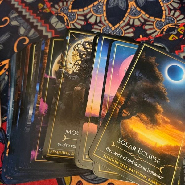 MOON Dreaming Oracle Deck (42 Cards) - Etsy