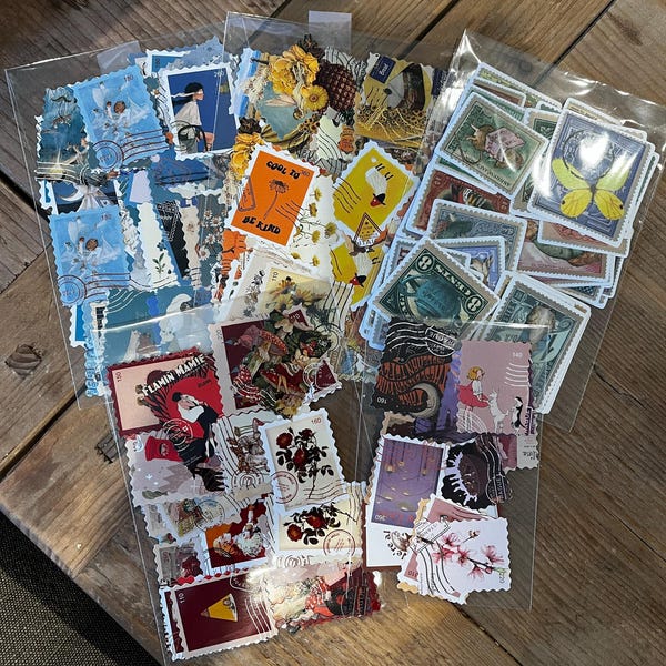 50 Vintage Historical Map Stickers Dull Matte Finish Great Vintage ...