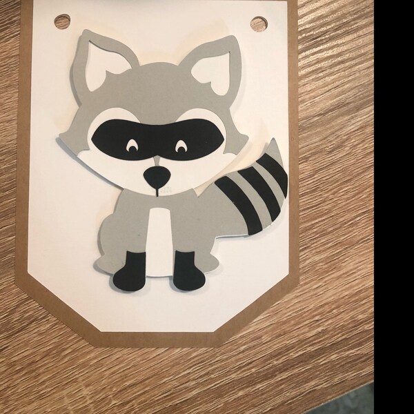 Cute Baby Raccoon, SVG Files, Woodland Animal Cut Files, Woodland ...