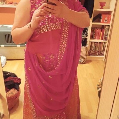 Maroon Red Silk Bridal Lehenga Choli With Embroidery Sequence Work and ...