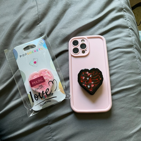 Rib Cage Heart Popsocket™, Rib Cage Shaker, Valentine Popsocket, Custom ...