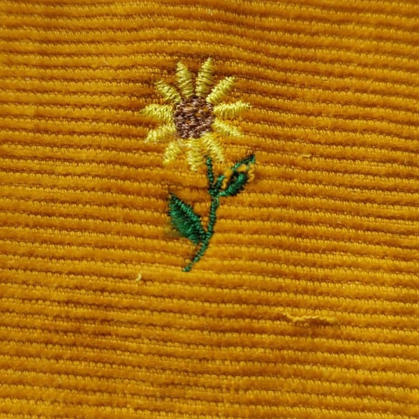 Mini Sunflower Stem Machine Embroidery Design-instant DOWNLOAD-3 Sizes ...
