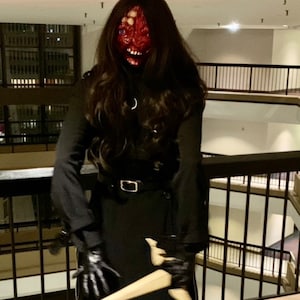 Malignant gabriel Latex Strap Mask - Etsy