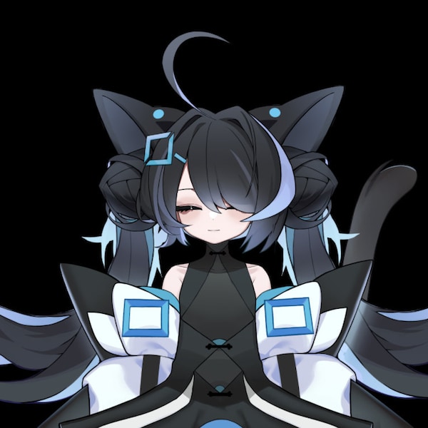 Vtuber Asset | Live2d Fluffy Tail | Rigged Vtuber Tail - Etsy