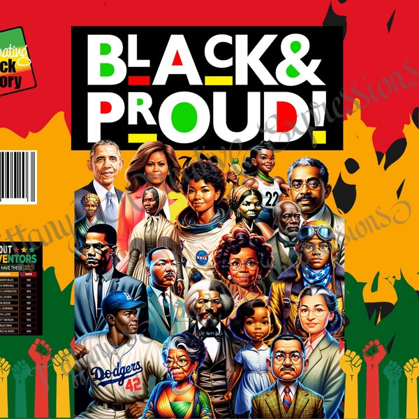 Black Historical Figures, Clipart, Includes 15+ Famous Black Historical ...