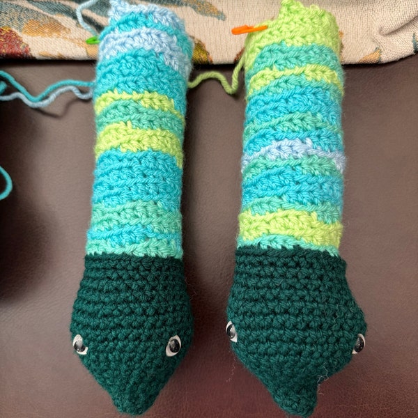 Kelvin the Temperature Snake Crochet Pattern | Easy Temperature Project ...