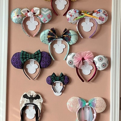 Mickey Themed Ear Display Wall Mount - Etsy