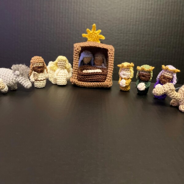 Small & Simple Nativity Set Crochet Pattern - Etsy