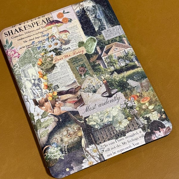 Old Newspaper Ledger Paperwhite Kindle Case for Kindle 10th 11th Gen ...