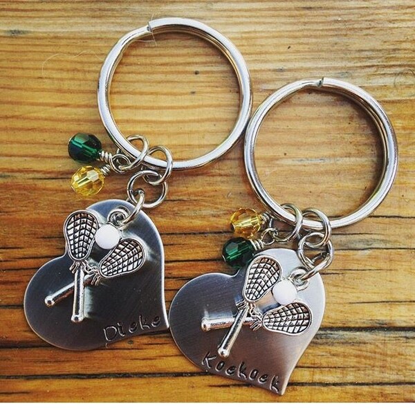 Lacrosse Keychain - Girls Lacrosse Keychain - Lacrosse Gifts - Team ...