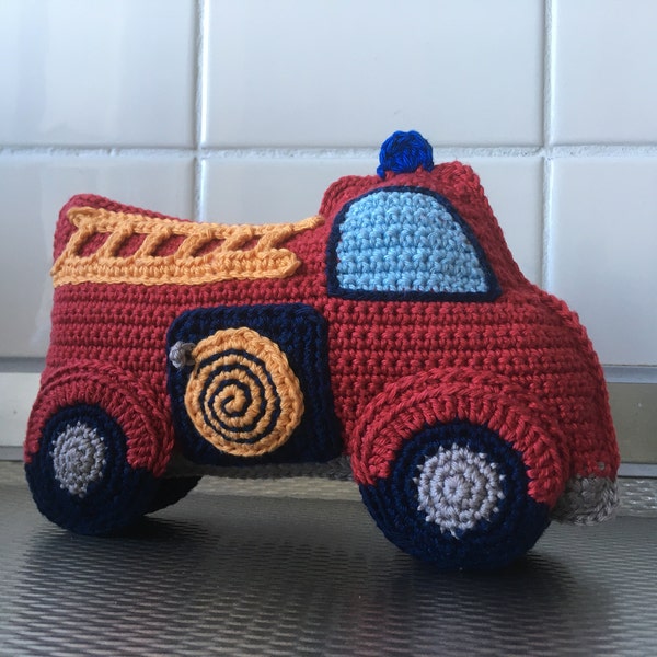 Fire Truck PDF Crochet Pattern - Etsy