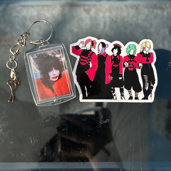 JILUKA Visual Kei, V-kei, J-rock Band Glossy and Waterproof Sticker Set ...