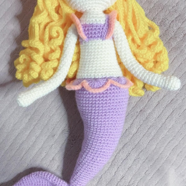 Crochet Mermaid Doll Pattern: Amigurumi Sirenita Pattern - Etsy