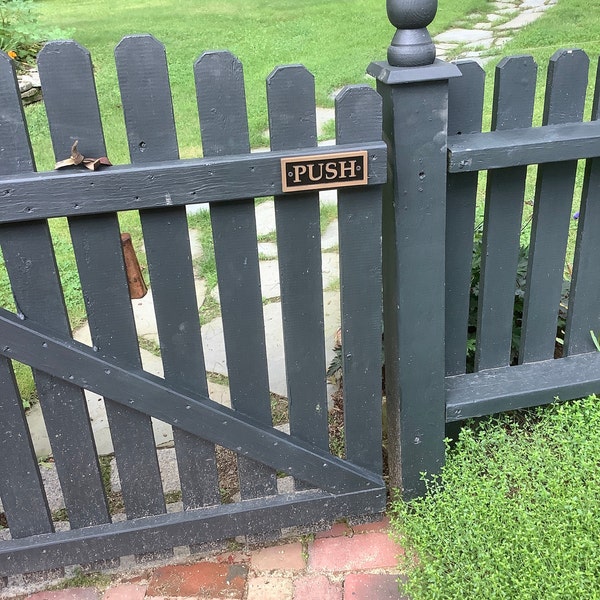 PUSH Door Sign & PULL Door Sign. Vertical or Horizontal. Small, New ...