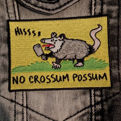 Stressed Mama Possum Sticker - Etsy