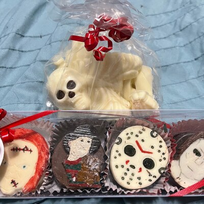 Horror Chocolate Covered Cookies - Etsy