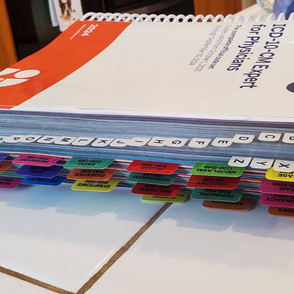 Tabbing System ICD 10 PCS 2024 Medical Coding Tabs Book Not Included - Etsy