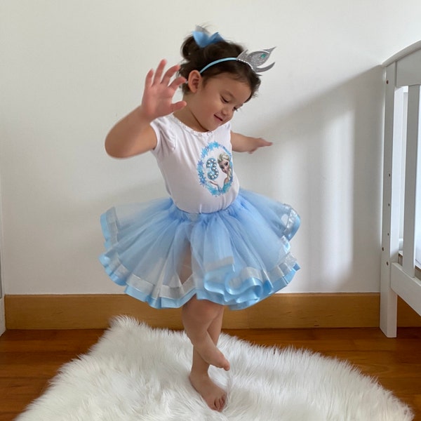 Birthday Baby Tutu Set, Girls Princess Dress, Personalized T-shirt and ...