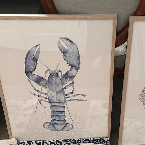 Watercolor Coastal Wall Decor, Light Blue Nautical Art, Set of 3 Prints ...