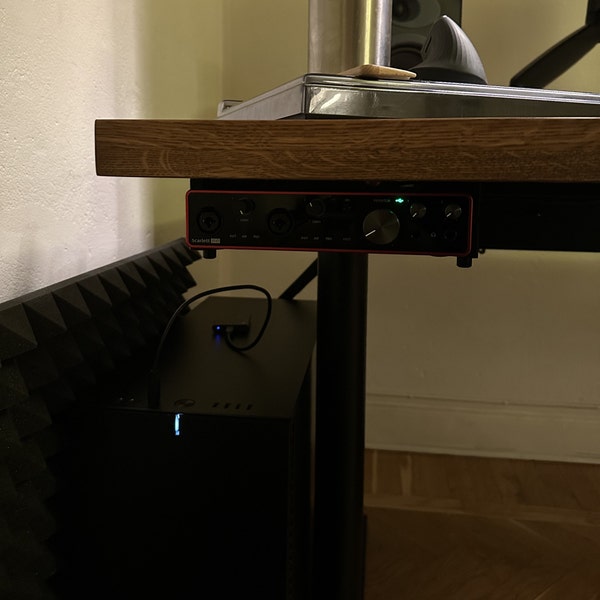 Universal Under Desk Audio Interface Mount Fits Focusrite, M-audio ...