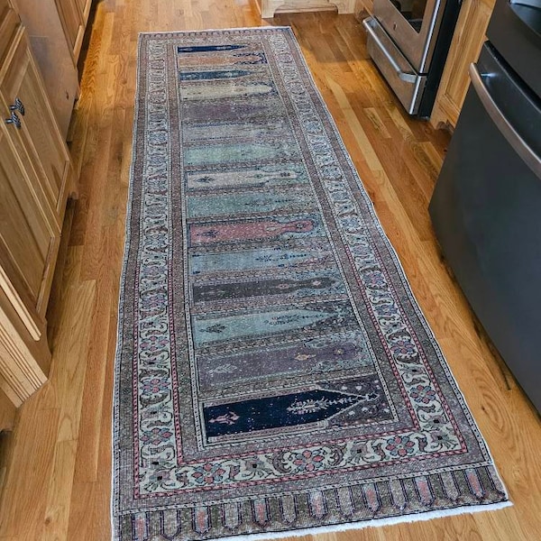 Entryway Rug, Wool Rug, Runner Rug, Bohemian Rug, Vintage Rug, Turkish ...
