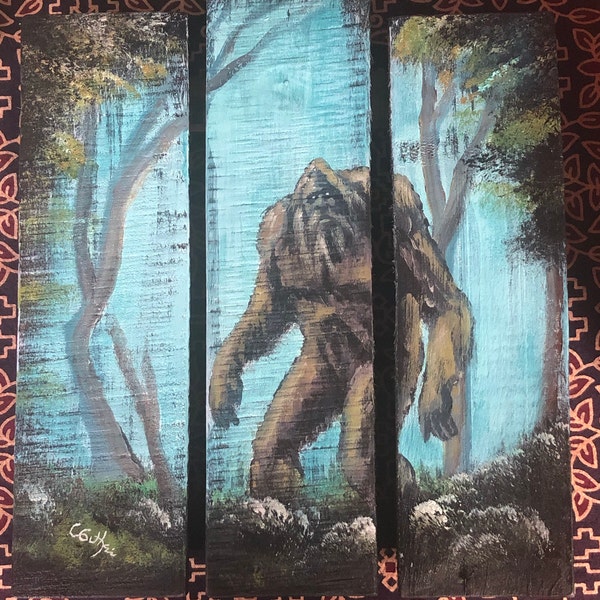 Sasquatch 18 Inch Tree Knocker - Handcrafted Bigfoot Gift - Etsy