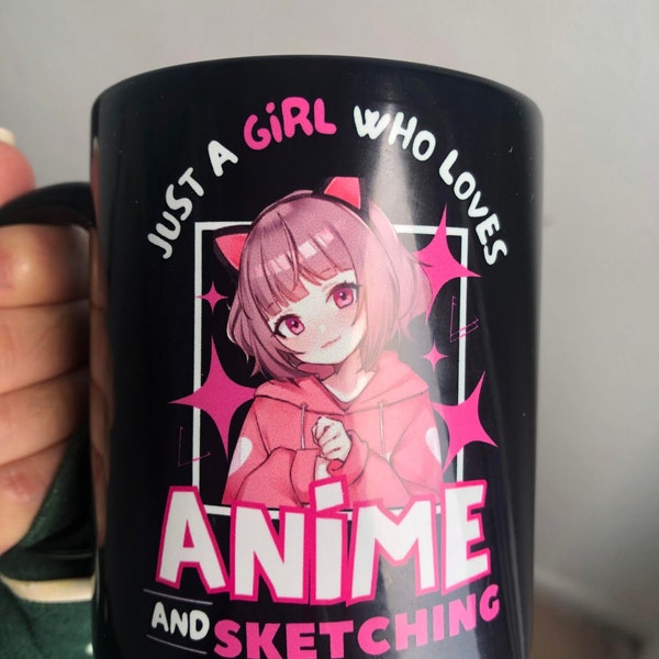 Anime Mug, Anime Lover Gift, Anime Lover Mug, Cute Anime Mug, Anime ...