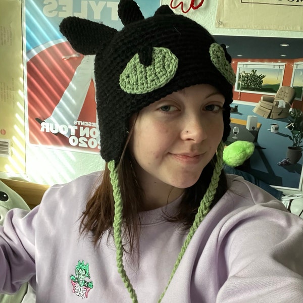 Toothless, How to Train Your Dragon, Crochet Hat **PATTERN ONLY** - Etsy